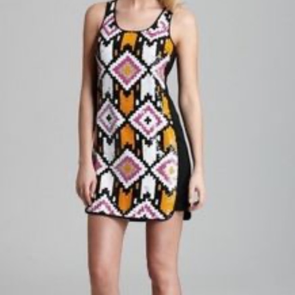 Trina Turk | Dresses | Trina Turk Lore Aztec Print Sequin Mini Dress 4 ...